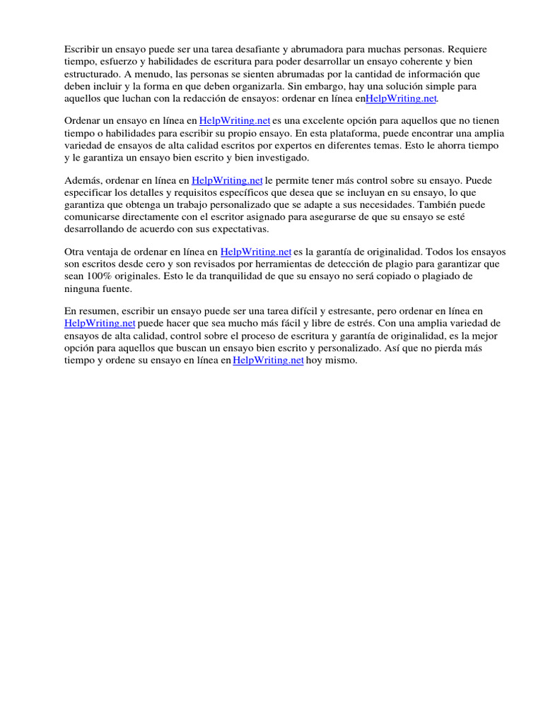 Ejemplo de Ensayo de 5 Párrafos | PDF | Ensayos | Las artes