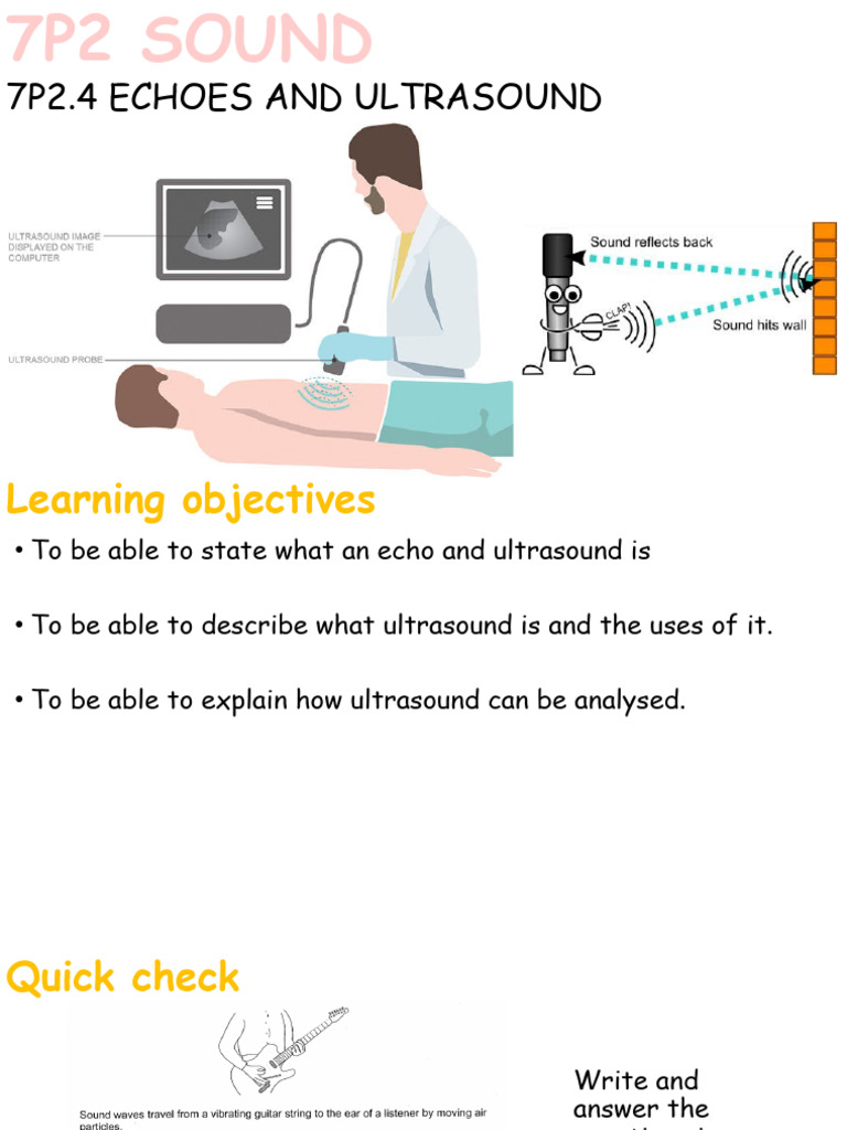 7P2.4 Echoes and Ultrasound | PDF