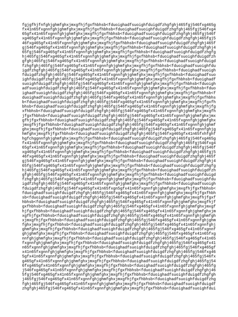 Random Text Document Analysis | PDF