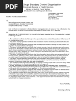 Indian Medical Device Forms | PDF | Medical Device | Health Sciences