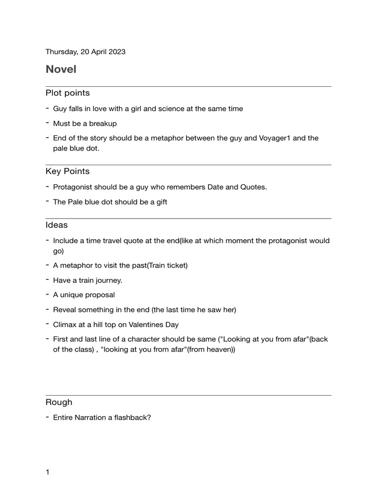 Novel - Flowchart | PDF