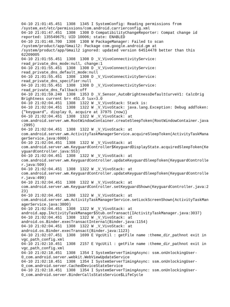 Log | Download Free PDF | Computer Programming | Operating System Families