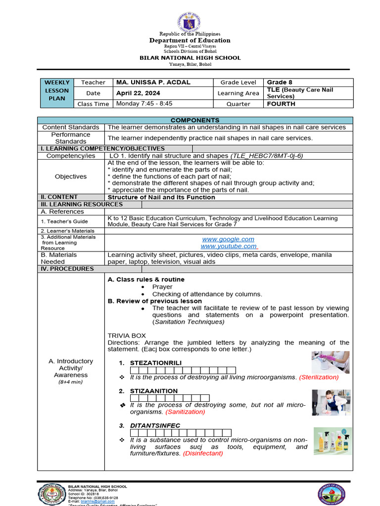 STRUCTURE OF NAIL AND ITS FUNCTION | PDF | Nail (Anatomy)