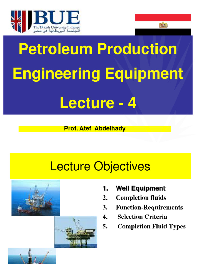 2020 L-4 COMPLETION equipts and FLUIDs | PDF | Oil Well | Liquids