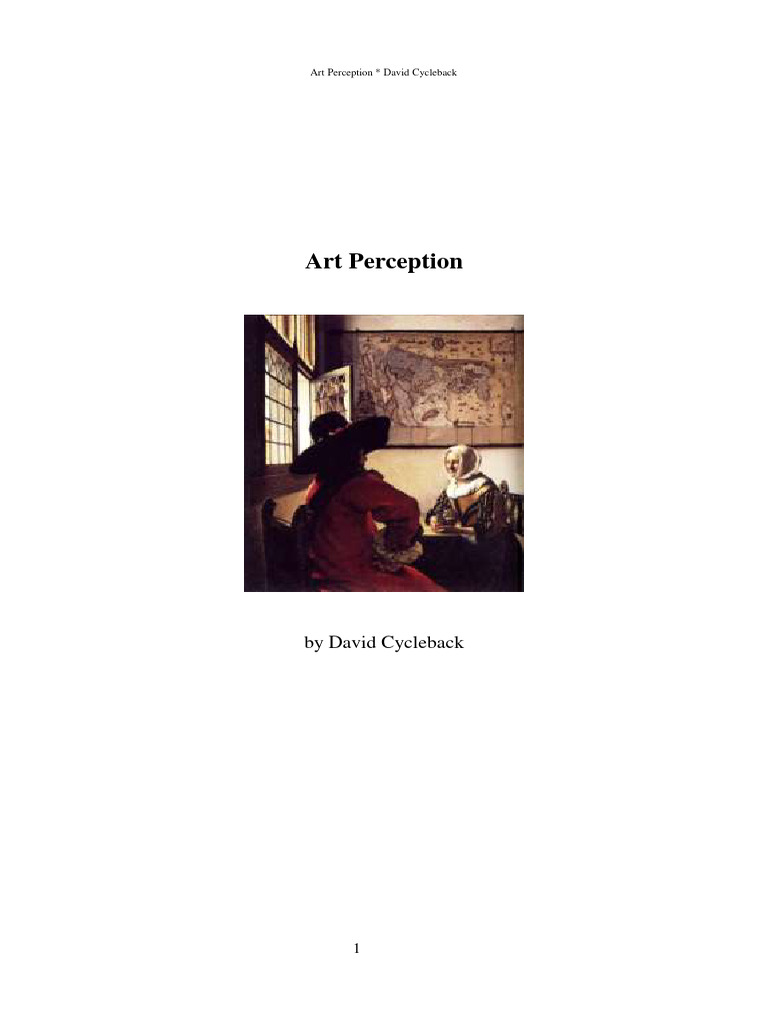 Understanding Art Perception | PDF | Perception | Experience