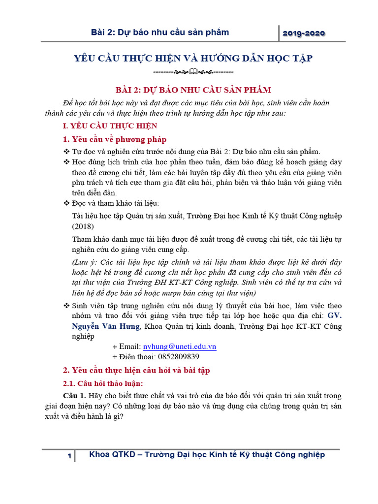 02 UNETI QTSX YCHD Bai02 V2020 | PDF