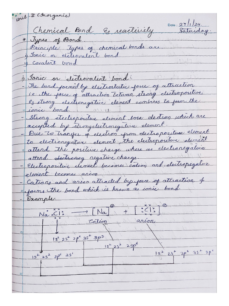 Fy Inorganic Notes | PDF