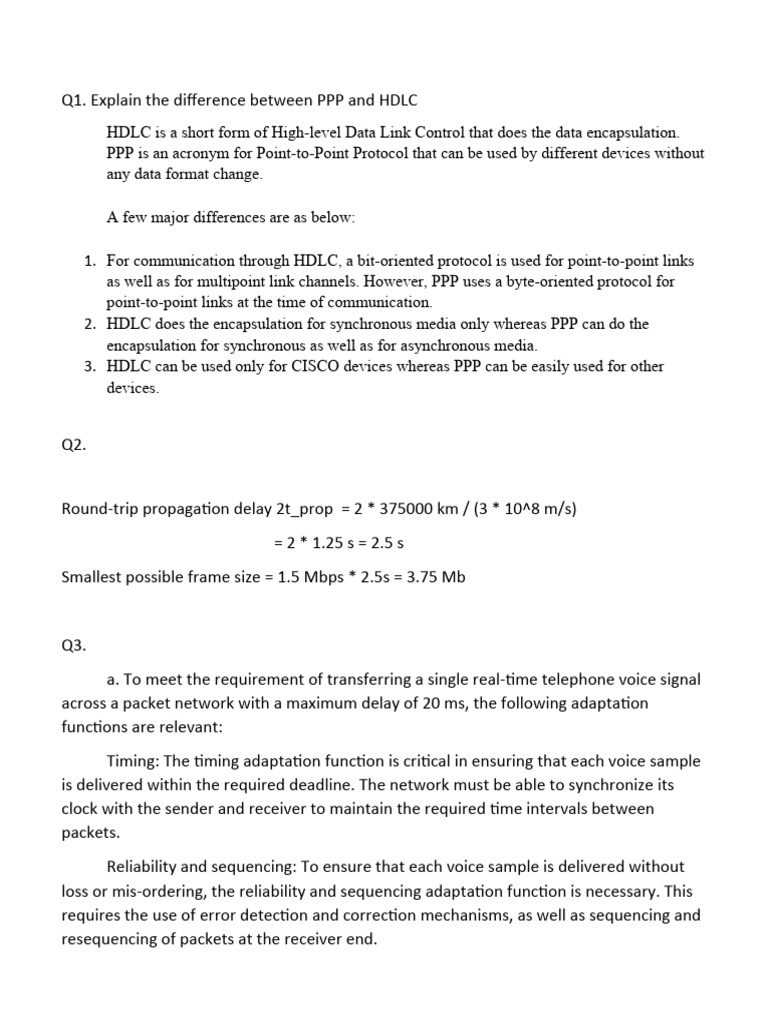 SE150610_NWC203c_PE_01 | PDF | Computer Network | Network Packet