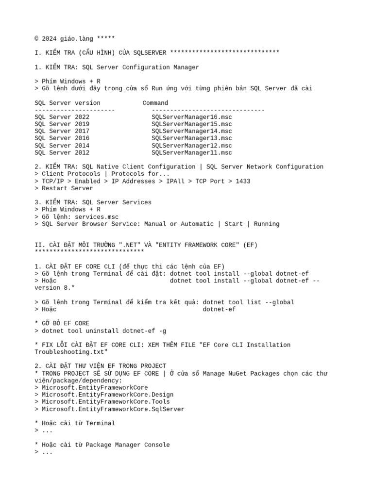 Database First_Step by Step | PDF