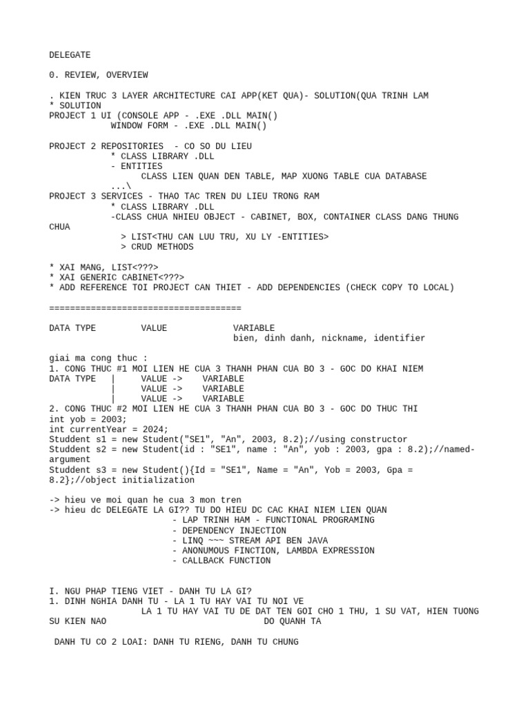 DELEGATE | PDF | Anonymous Function | Mathematical Logic