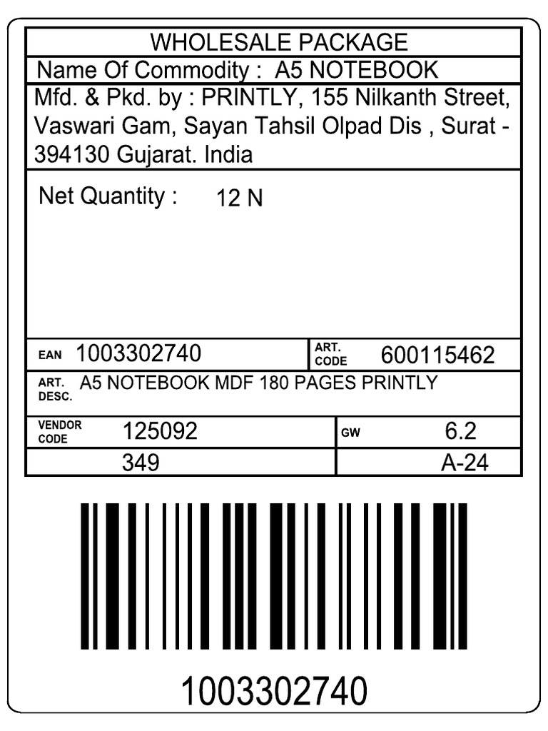 Whole Sale Pack Slip | PDF