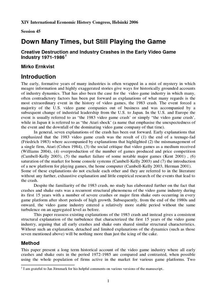 crash | PDF | Video Game Consoles | Innovation
