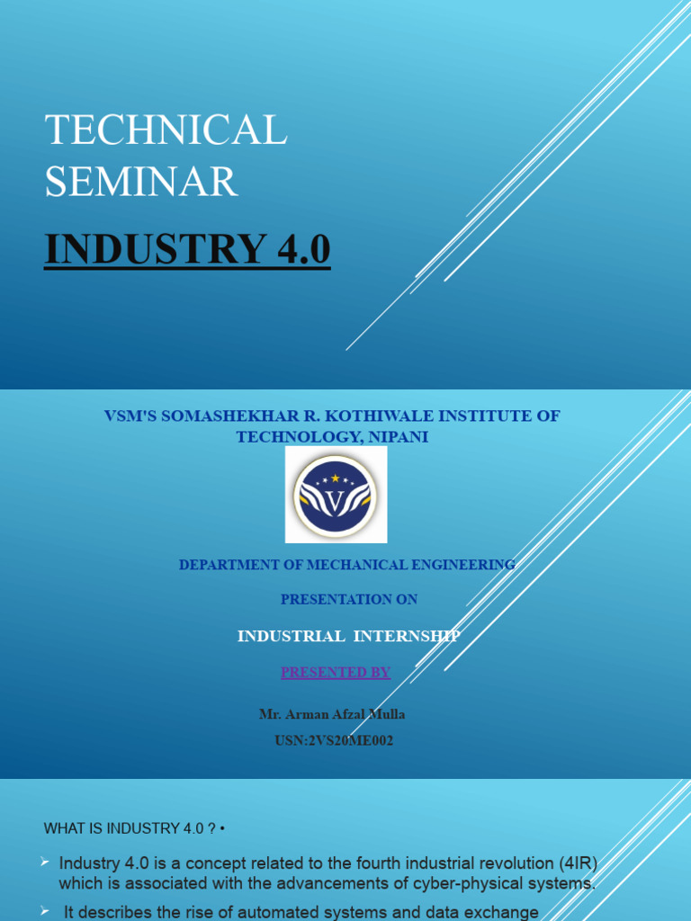 Technical Seminar Arman | PDF | Business | Engineering