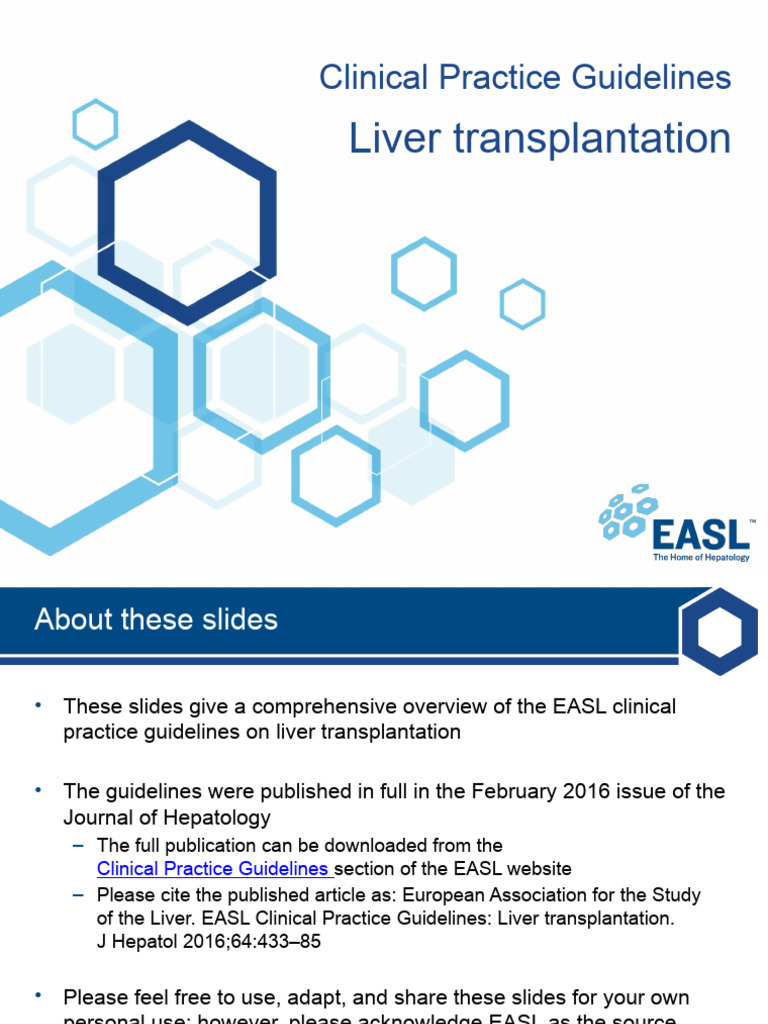 EASL Guidelines on Liver Transplantation | PDF | Cirrhosis | Hepatitis B