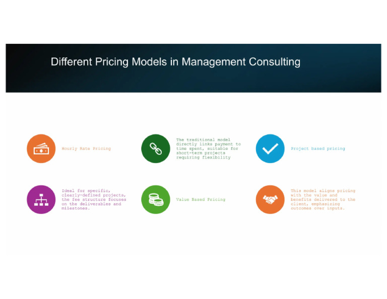 Consulting Pricing Models | PDF