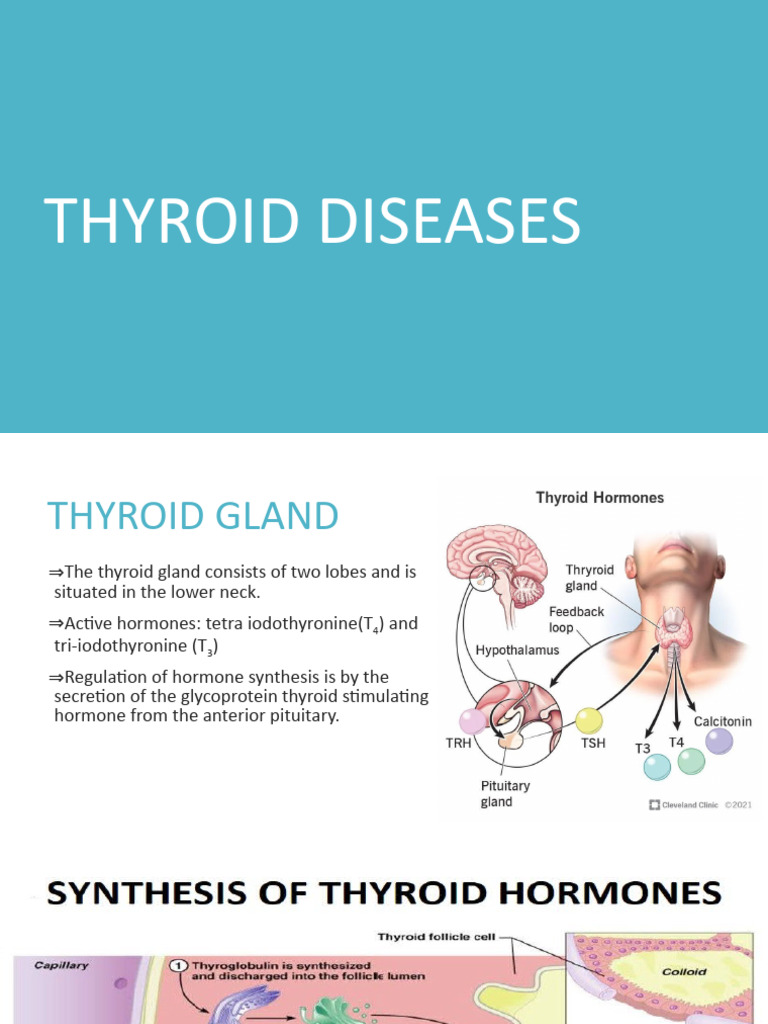 Thyoid Disease (Autosaved) | PDF | Thyroid | Hypothyroidism
