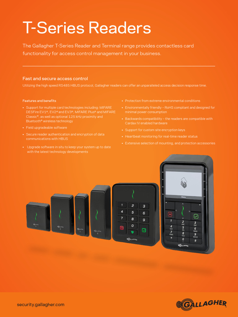 T Series Readers Datasheet | PDF