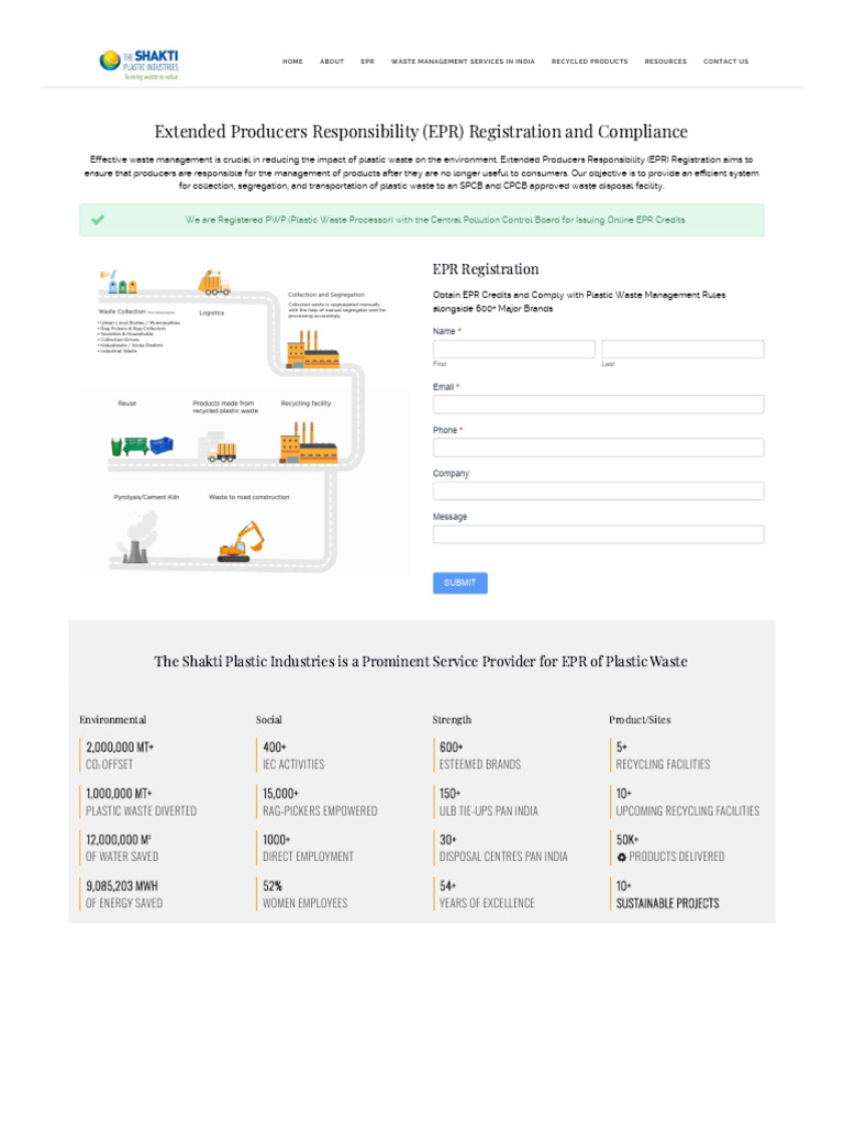 EPR Solutions for Plastic Producers | PDF | Packaging And Labeling ...