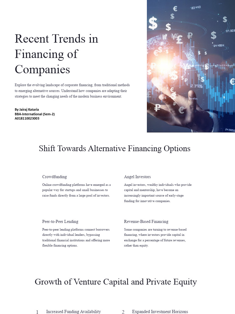 Recent Trends in Financing of Companies | PDF | Venture Capital ...