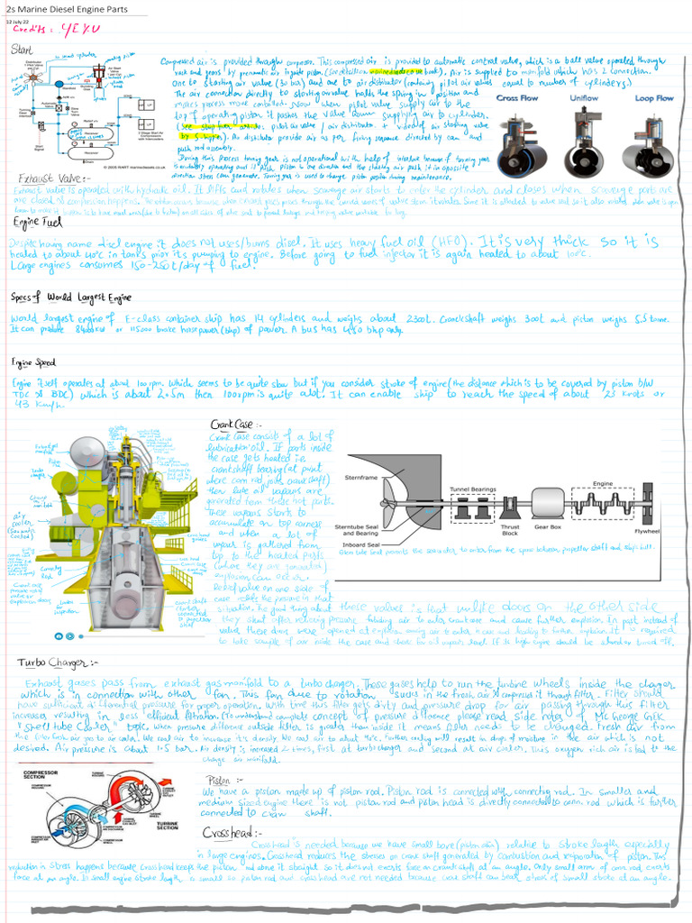 Marine Engine Note#1 | PDF