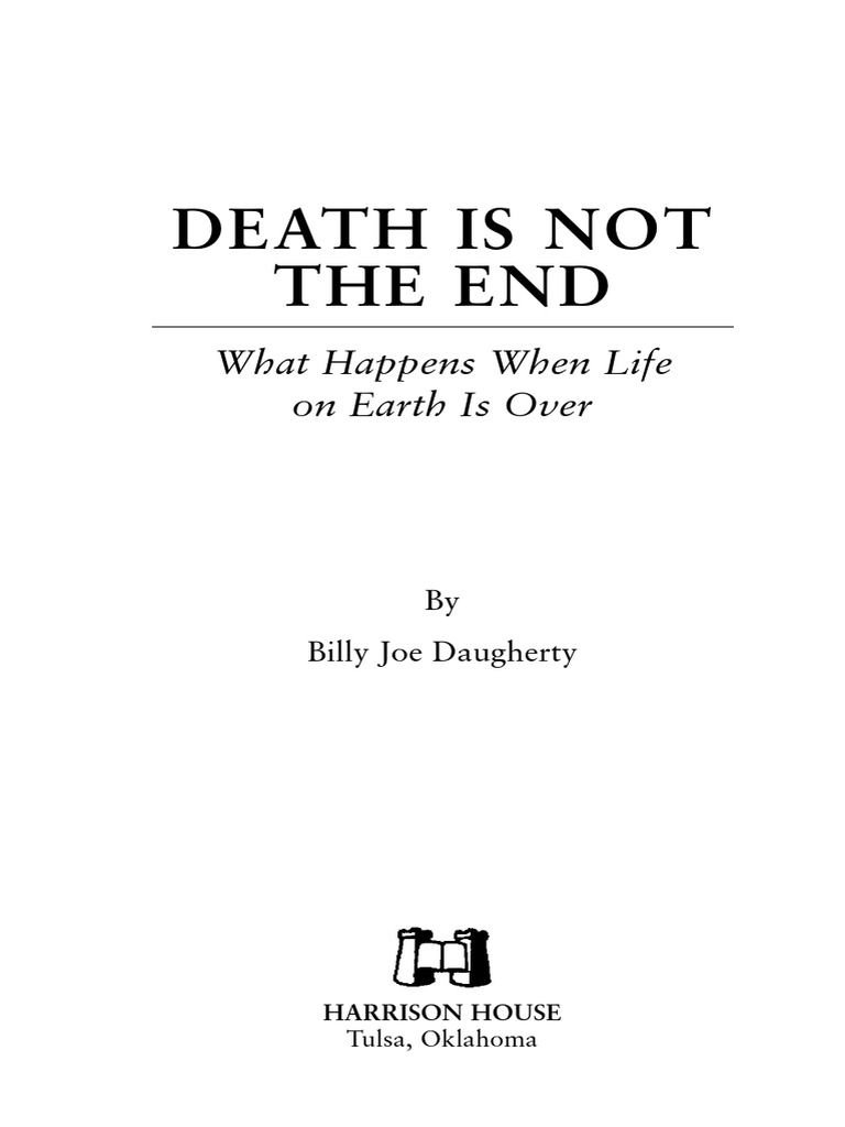 Death Is Not The End, 157794772X | PDF | Jesus | Sin