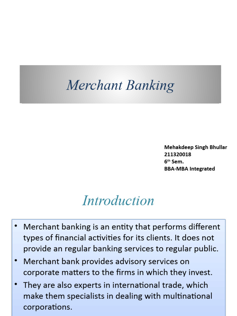 Merchant Banking 35889 | PDF | Banks | Underwriting