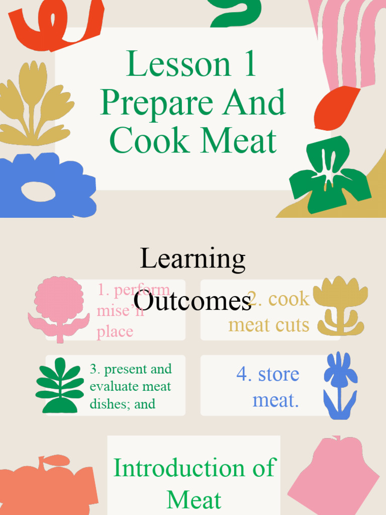 Meat Lesson | Download Free PDF | Beef | Lamb And Mutton