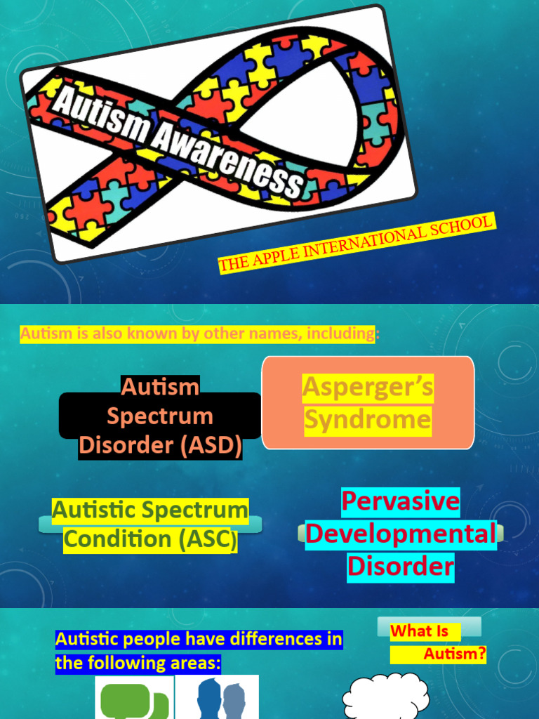 AUTISM AWARENESS PPT | PDF | Autism Spectrum | Perception