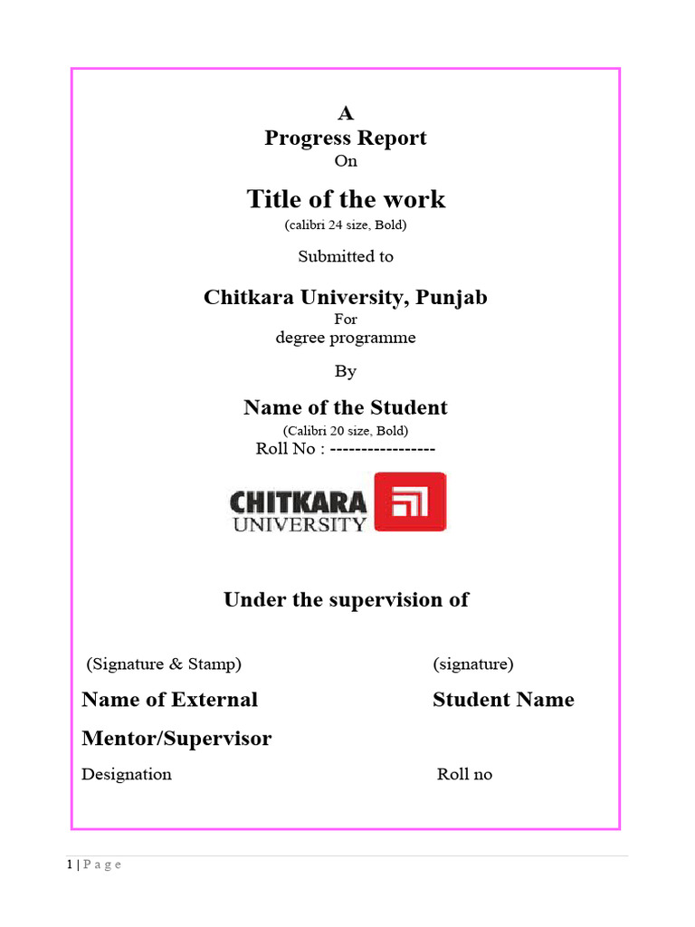 3-Format Progress Report | PDF | Software Development | Information Technology