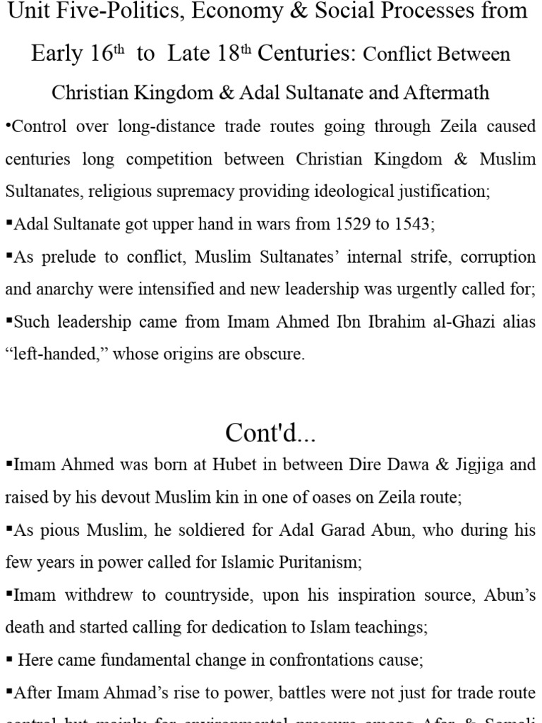 UNIT FIVE | PDF | Ethiopia