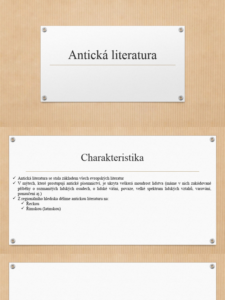 Anticka Literatura | PDF