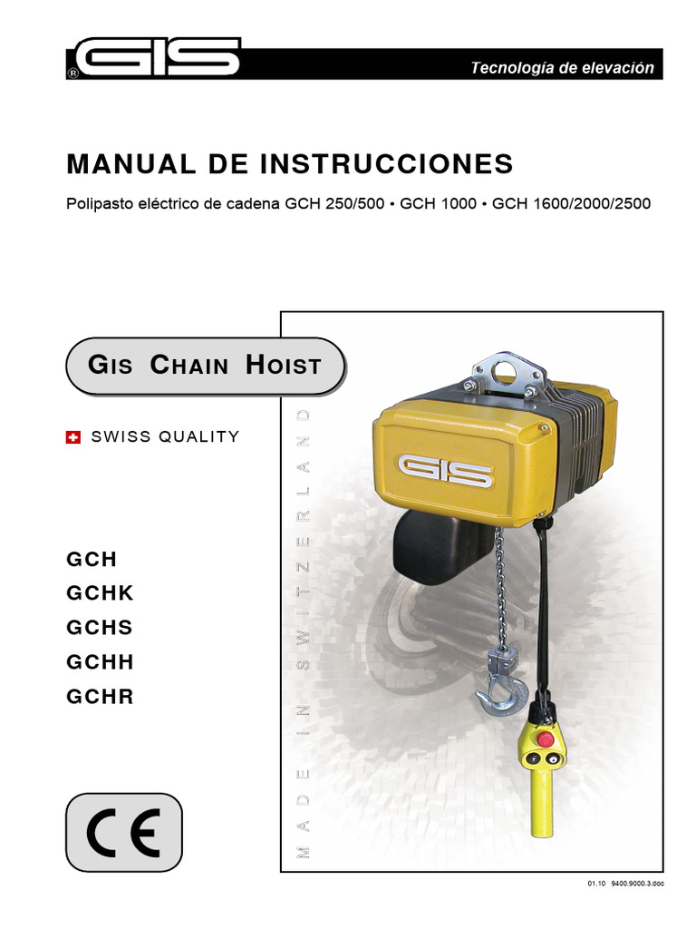 GIS MANUAL DE INSTRUCCIONES GCH esp | PDF | Ingeniería mecánica ...