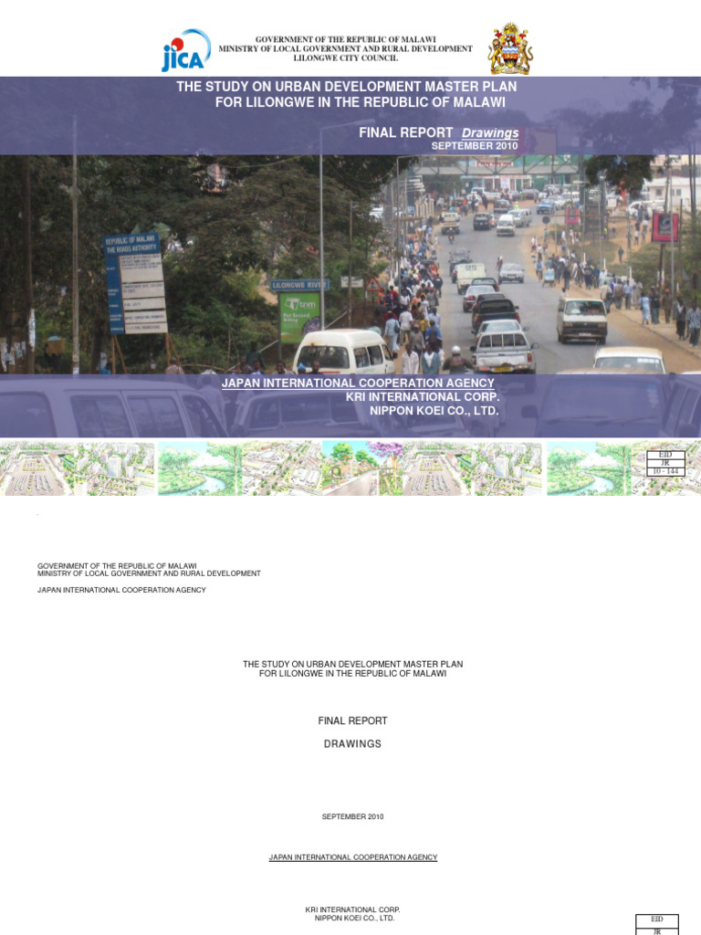 The Study On Urban Development Master Plan For Lilongwe in The Republic ...