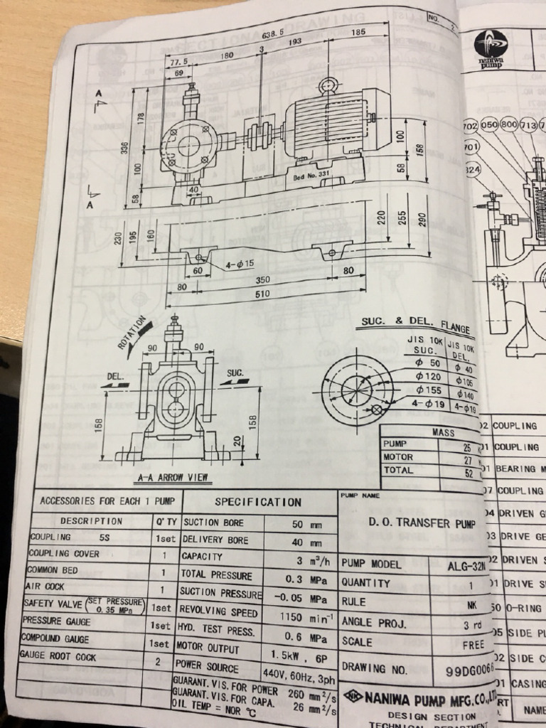 D.O Transfer Pump Alg-32n | PDF