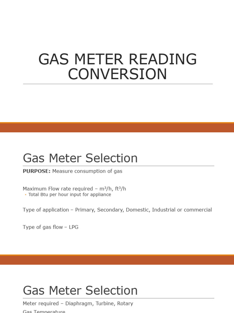 Gas Meter | PDF | Liquefied Petroleum Gas | Flow Measurement