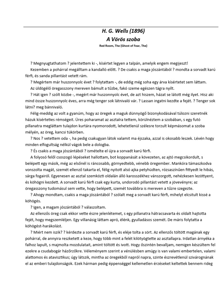 A Vörös szoba | PDF A Vörös szoba | PDF