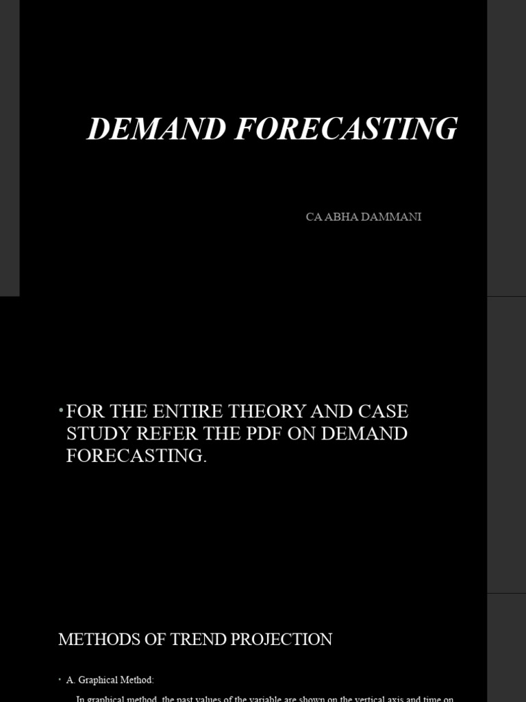 Demand Forecasting | Download Free PDF | Regression Analysis | Moving Average