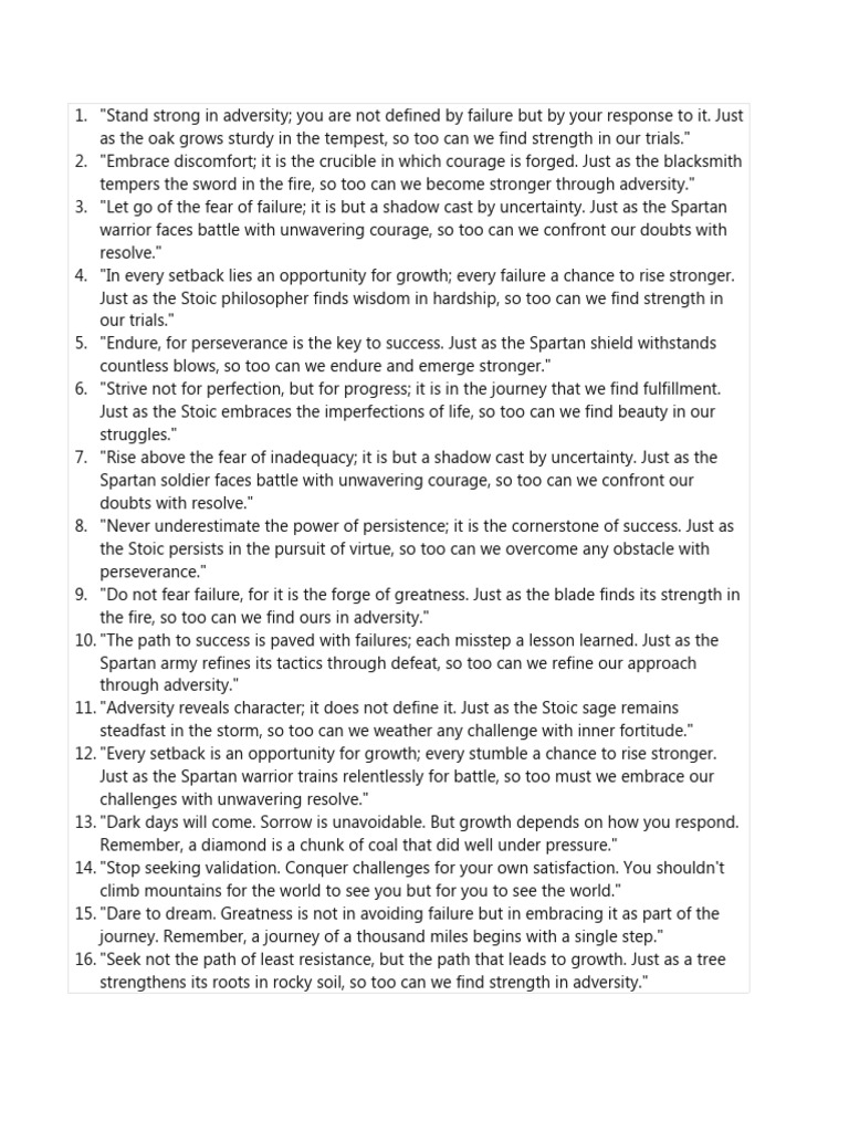 Motivational Quotes | PDF | Courage | Fear