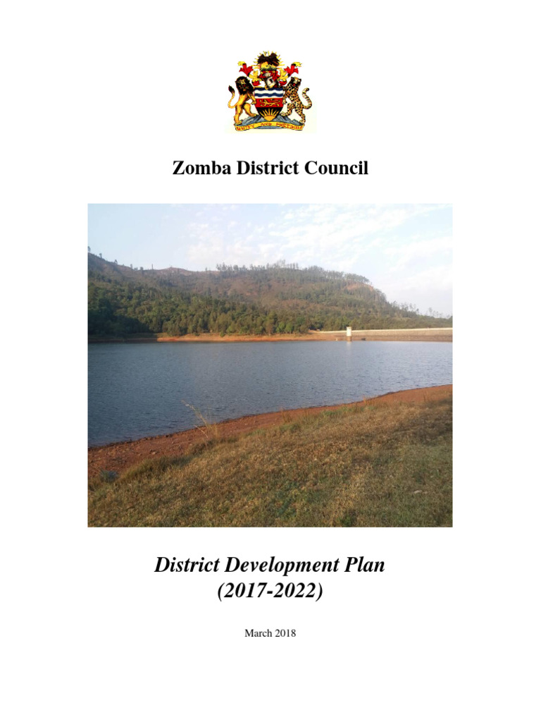 Zomba District Development Plan 2017-2022 | PDF | Agriculture | Governance