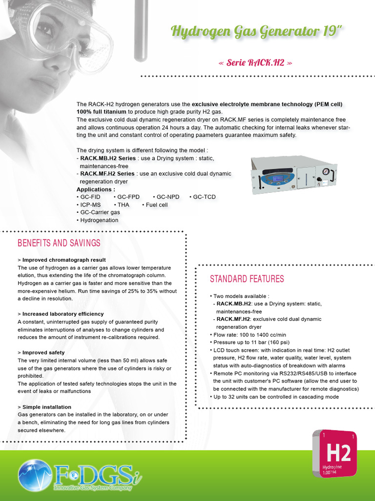 Rack H2 | PDF | Gases | Chromatography