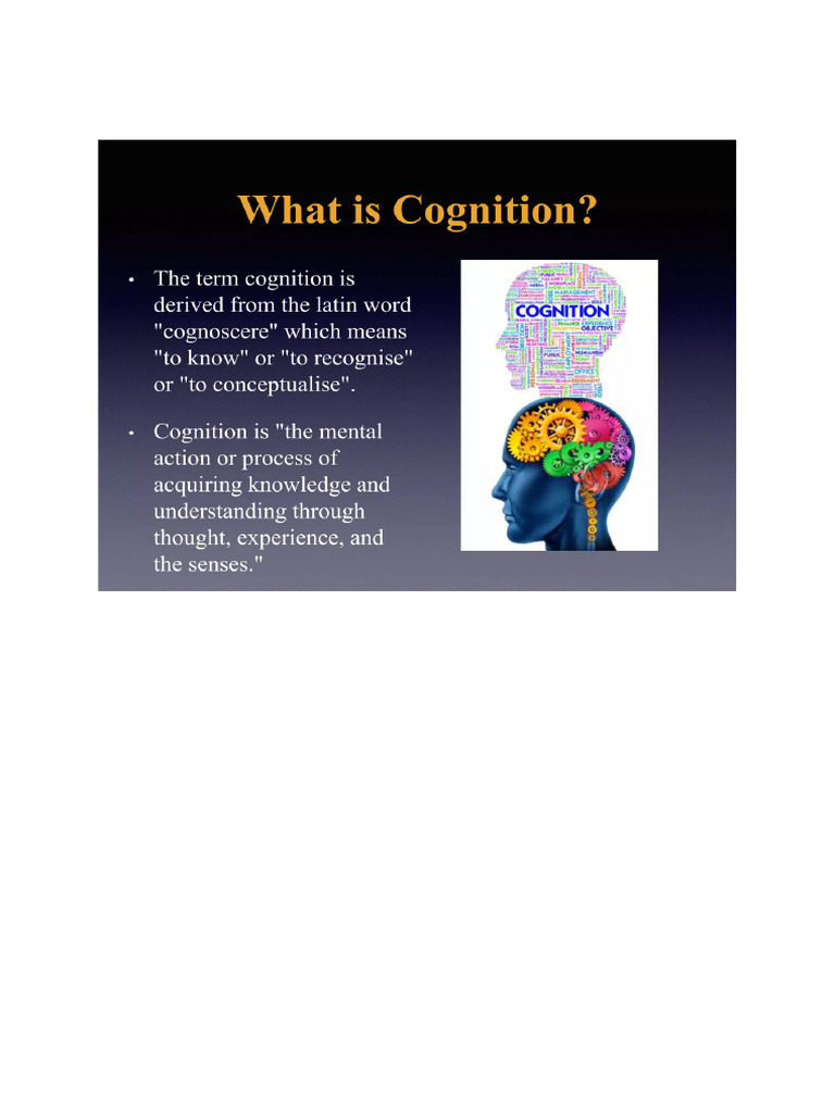 Cognitive Theory | PDF | Schema (Psychology) | Psychology