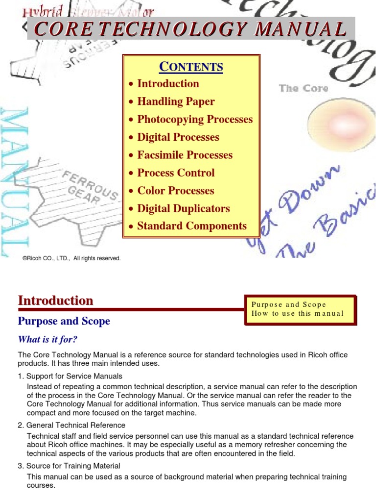 Core Technology Manual | PDF | Clutch | Friction