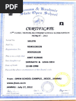 BSC Marksheet | PDF | Bachelor Of Science | Qualifications