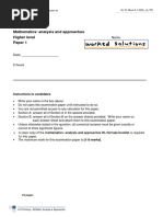 IB Answer Booklet 1 - 4 Pages - NEW | PDF