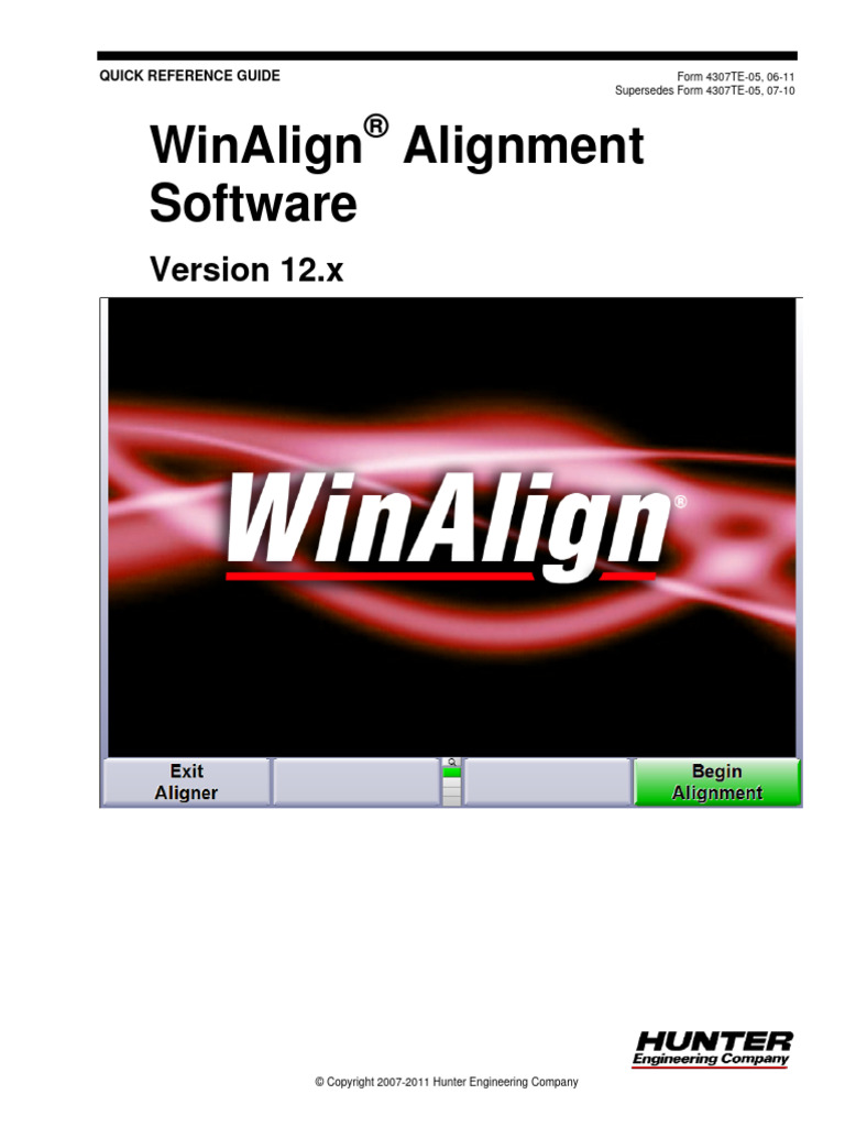 WinAlign V12 (English) | PDF | Electromagnetic Interference | Windows Vista