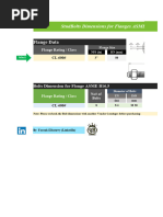 Flange Bolt Charts | PDF
