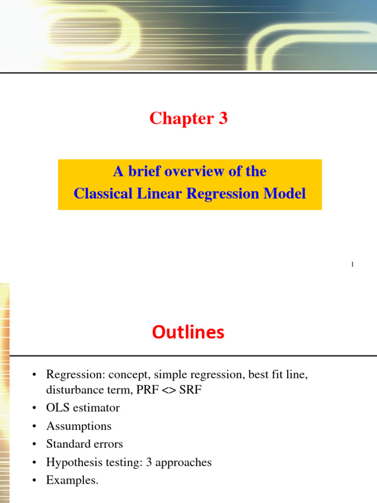 Ch3 Slides Ed4 2024 | PDF | Errors And Residuals | Ordinary Least Squares