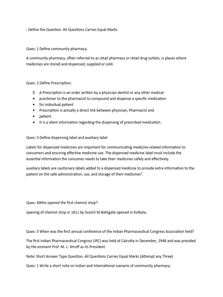 Define The Question | PDF