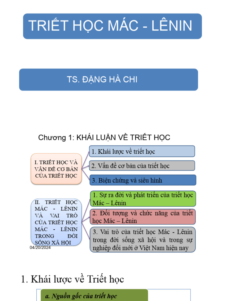 PP Triêt C1 - 2 | PDF