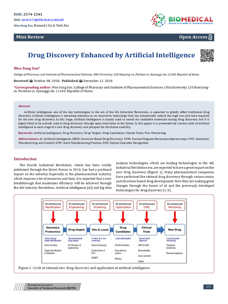 AI in Drug Discovery Revolution | PDF | Drug Discovery | Intelligence ...